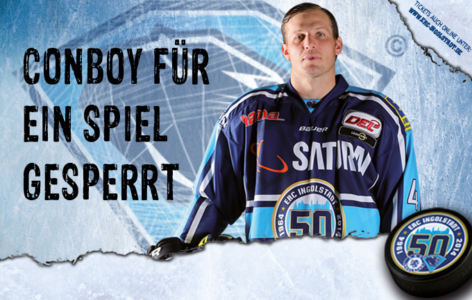 Tim Conboy für ein Spiel gesperrt | Profis | ERC Ingolstadt