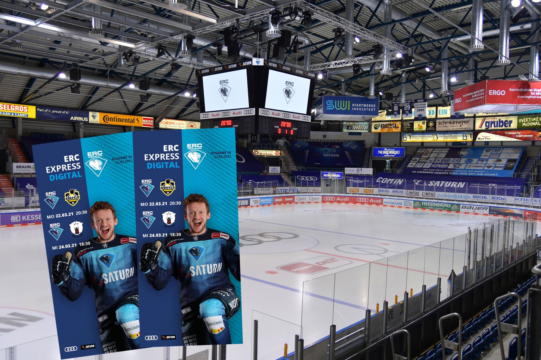 ERC-Express Doppelausgabe online | Profis,Fans | ERC Ingolstadt